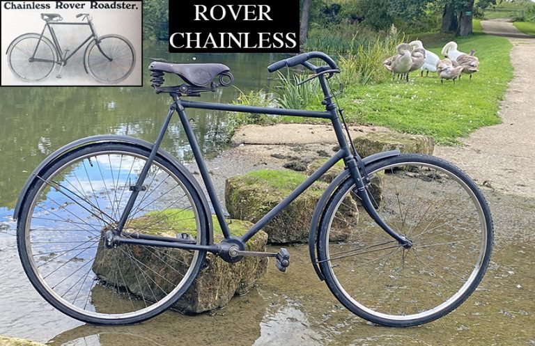 1914 Chainless Rover Roadster – Online Bicycle Museum Blog