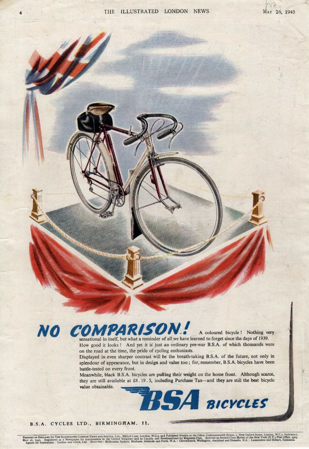 DINNER TIME at the BSA FACTORY. – Online Bicycle Museum Blog
