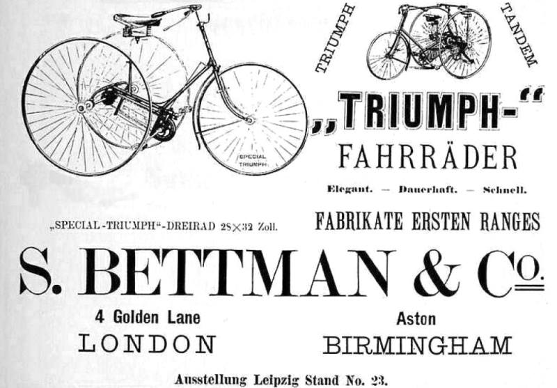 Triumph Cycle co – Online Bicycle Museum Blog